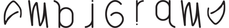 Our Ambigram fonts and alphabets - Make Ambigrams